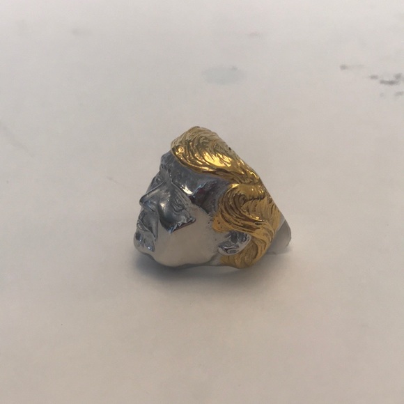 Accessories | Trump Head Ring 2tone Mens | Poshmark